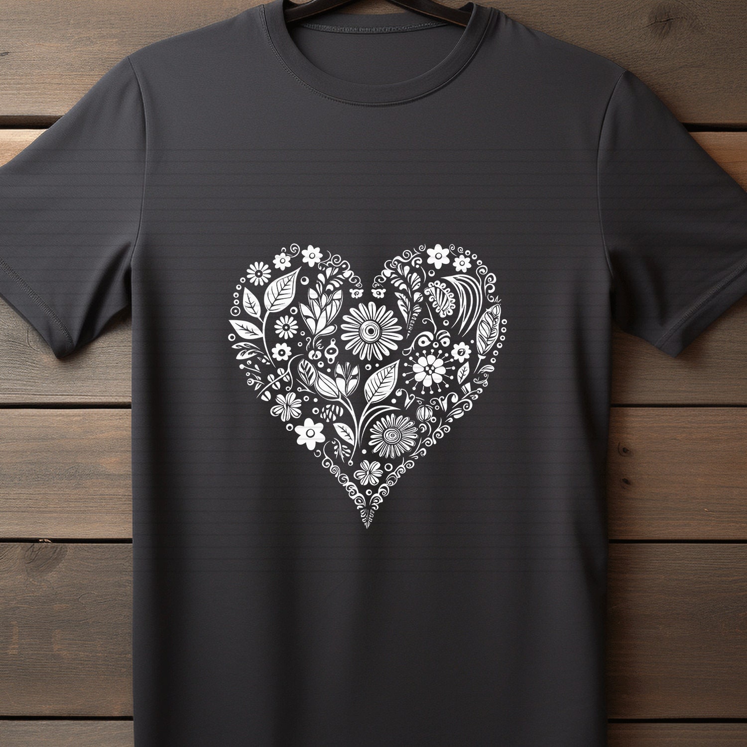 Boho Heart Shape Svg PNG EPS Dxf SVG Ai Cricut & - Etsy