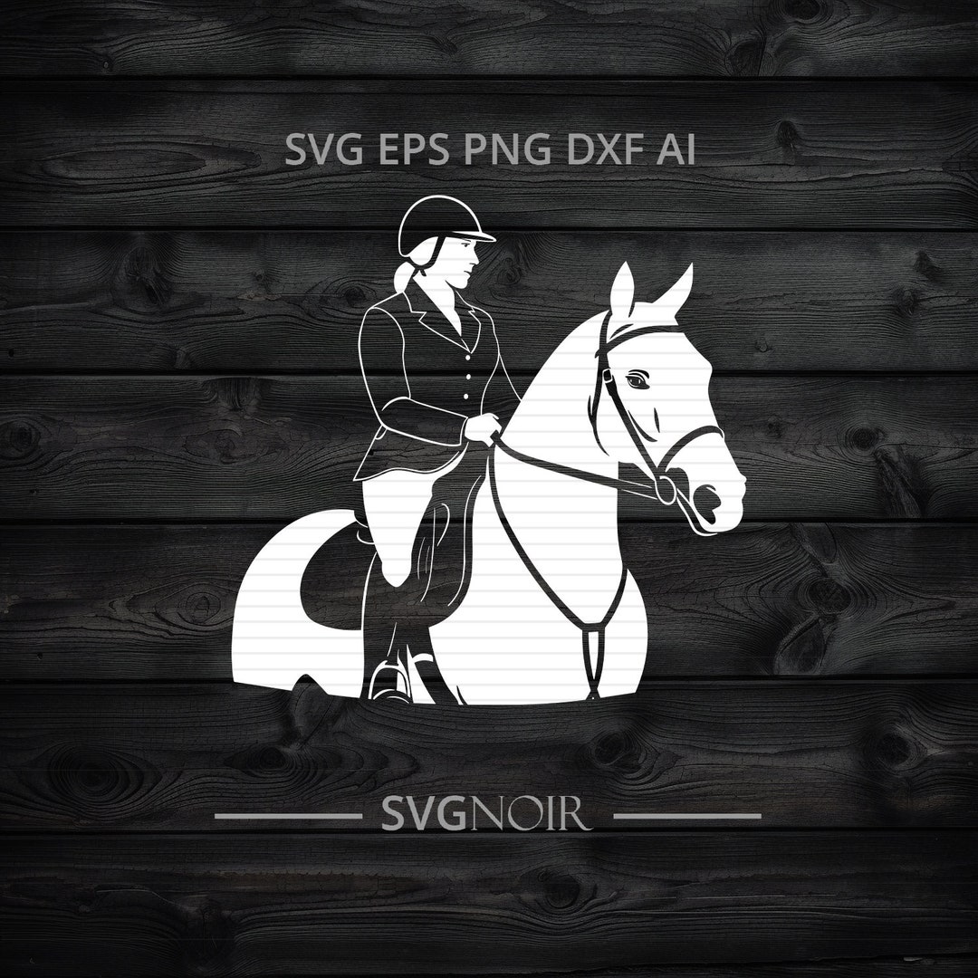 Horseback Riding Svg PNG EPS Dxf SVG Ai - Etsy