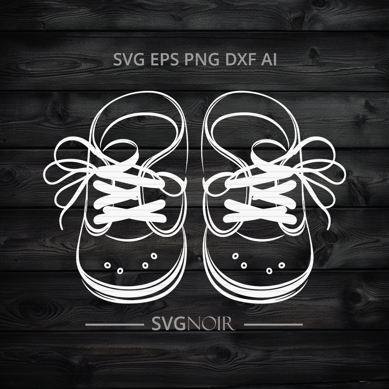Baby Shoes Vector Clipart in SVG, Ai, DXF, Eps, PNG Cricut, Silhouette ...