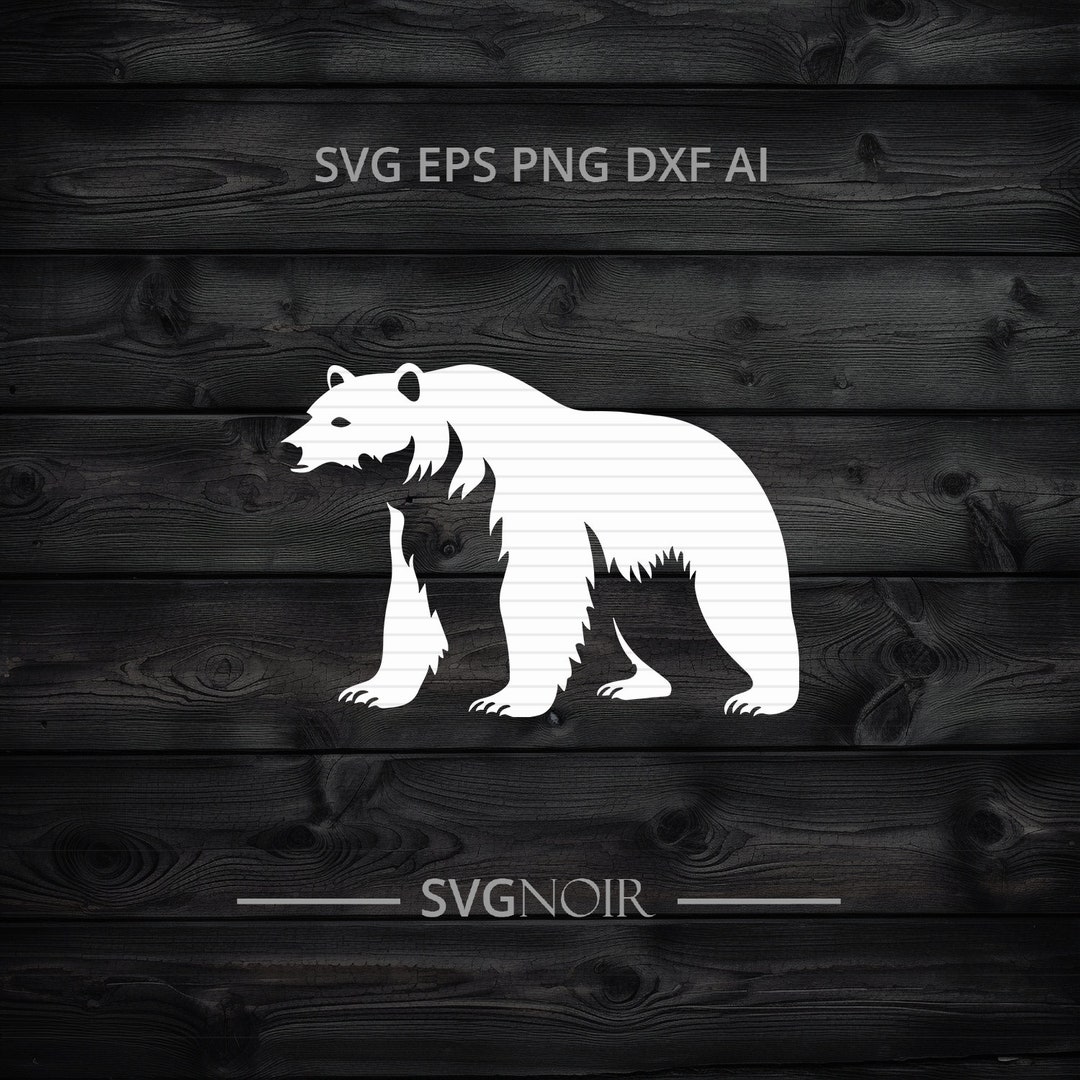 Polar Bear Svg PNG EPS Dxf SVG Ai - Etsy