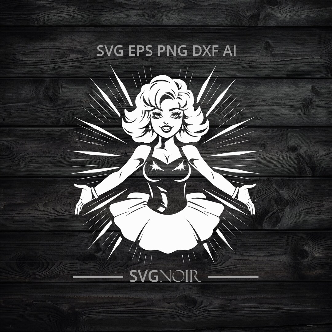 Cheerleader Vector Svg PNG EPS Dxf SVG Ai Files - Etsy