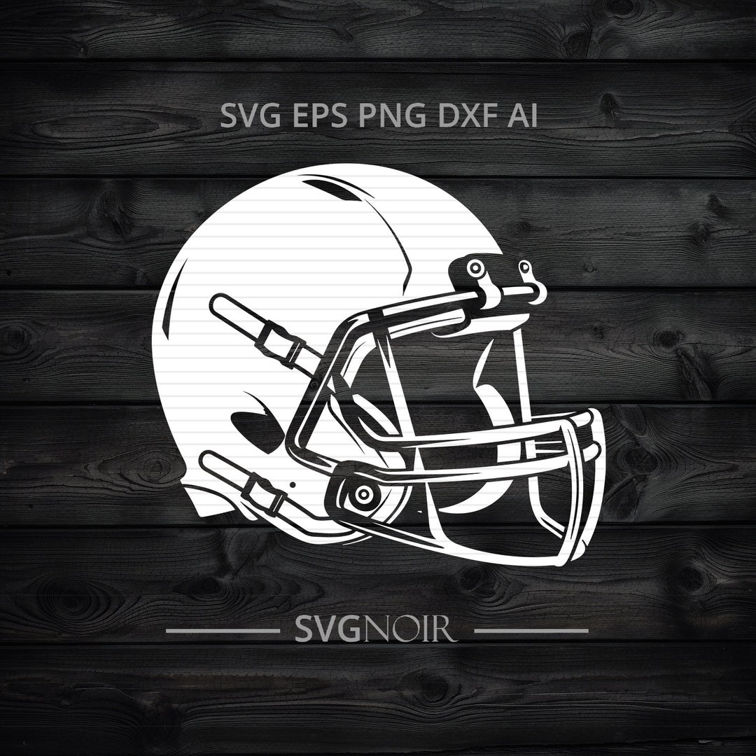 Football Helmet Svg PNG EPS Dxf SVG Ai - Etsy Canada