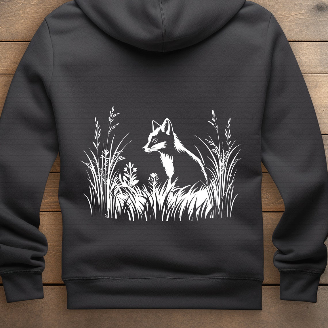 Fox Sneaking in Grass Vector Svg PNG EPS Dxf SVG Ai Files - Etsy