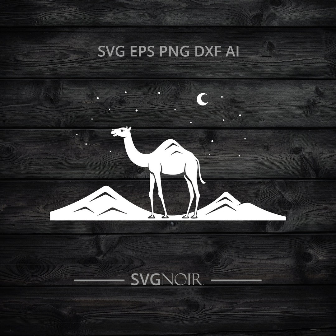 Camel Svg Vector Graphic PNG EPS Dxf SVG Ai - Etsy