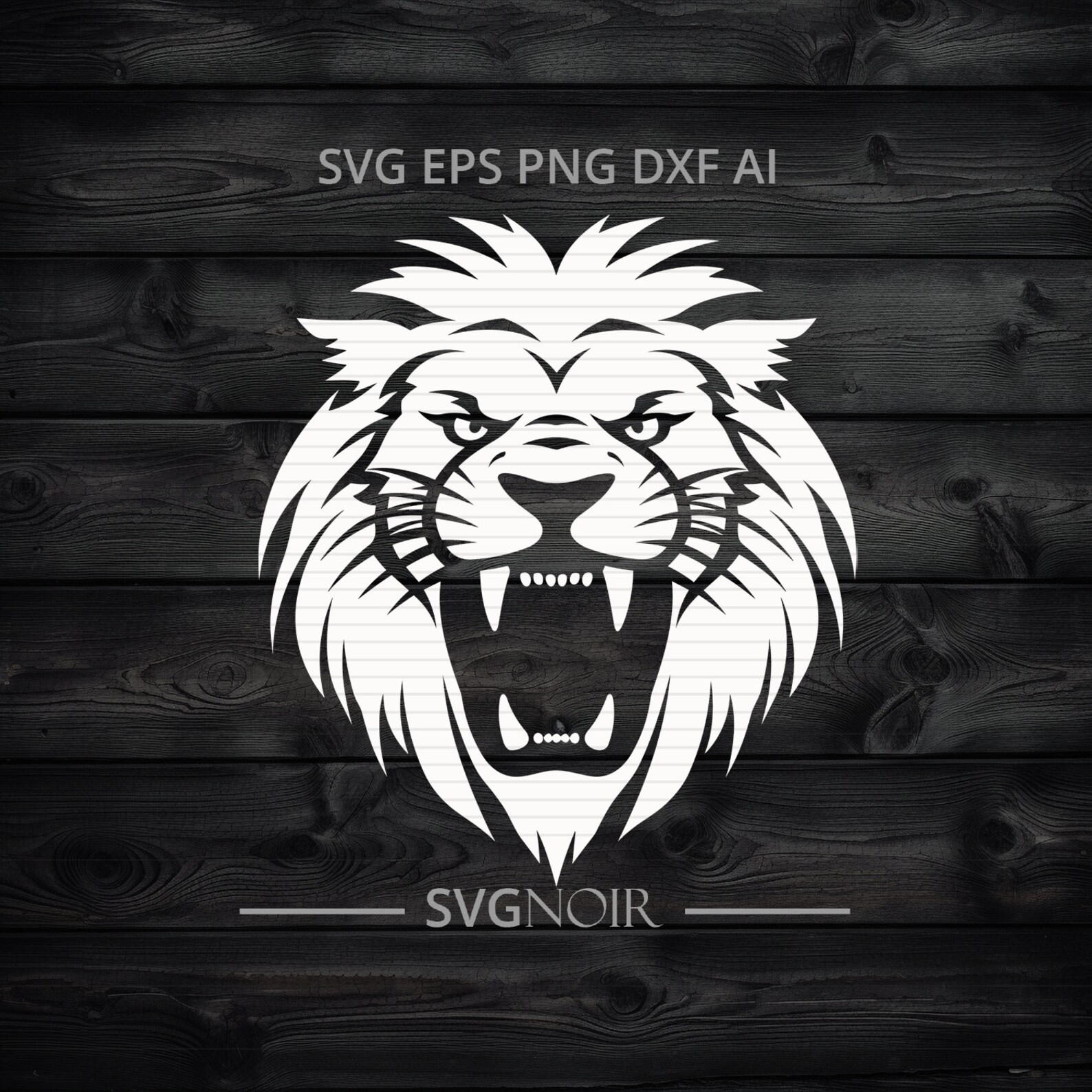 Roaring Mighty Lion Svg PNG EPS Dxf SVG Ai - Etsy