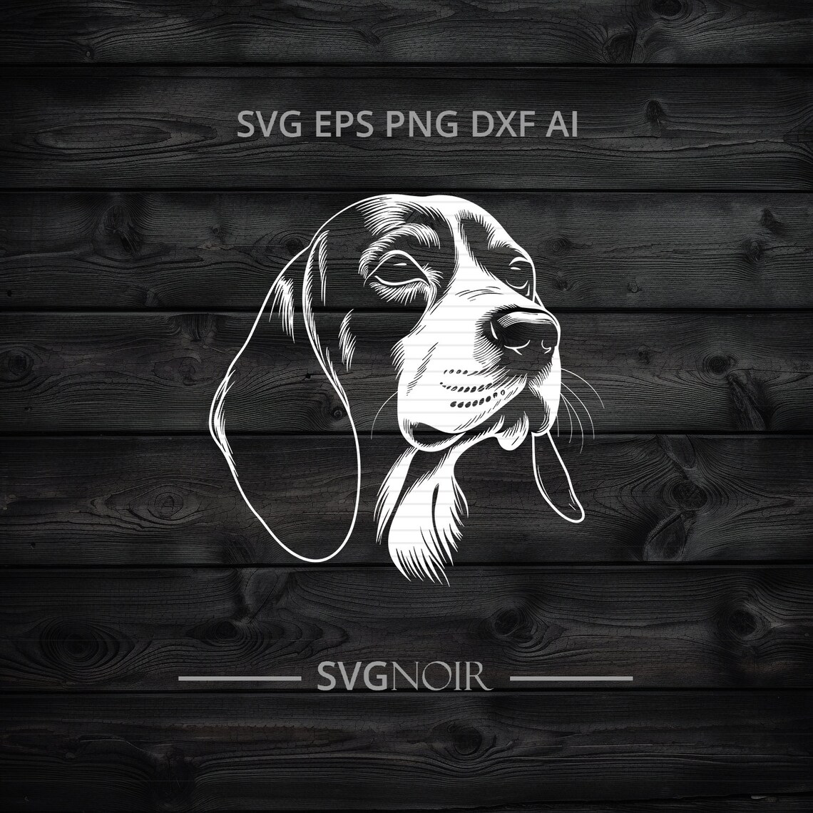 Beagle Svg PNG EPS Dxf SVG Ai - Etsy