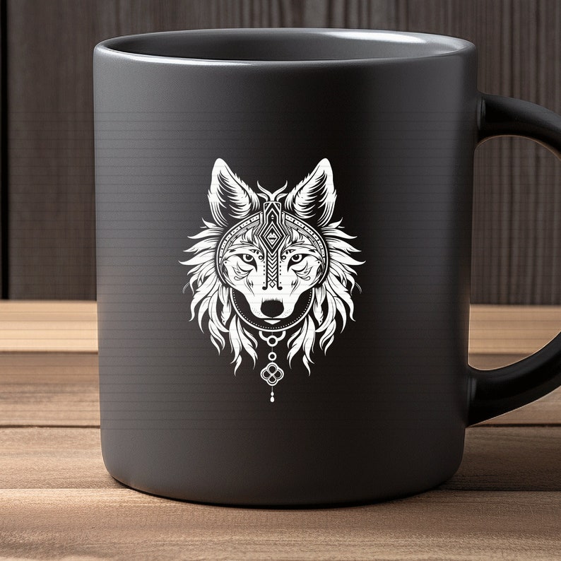 Coyote Head Vector Clipart in SVG, Ai, DXF, Eps, PNG Cricut, Silhouette ...