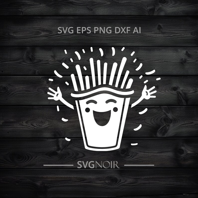 Papas fritas svg / Gráfico vectorial / PNG EPS dxf SVG ai / - Etsy México