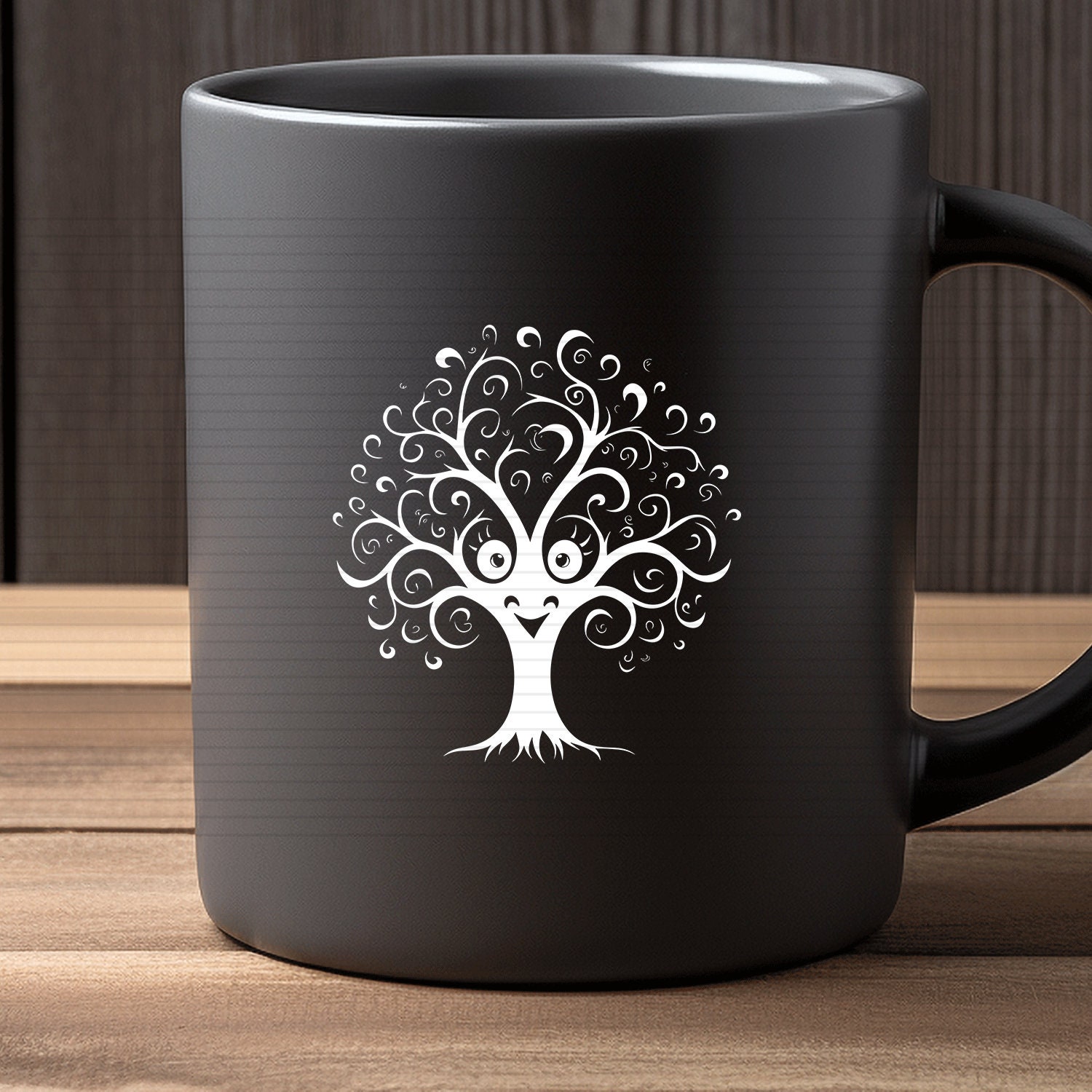 Whimsical Tree Svg Vector Graphic PNG EPS Dxf SVG Ai - Etsy