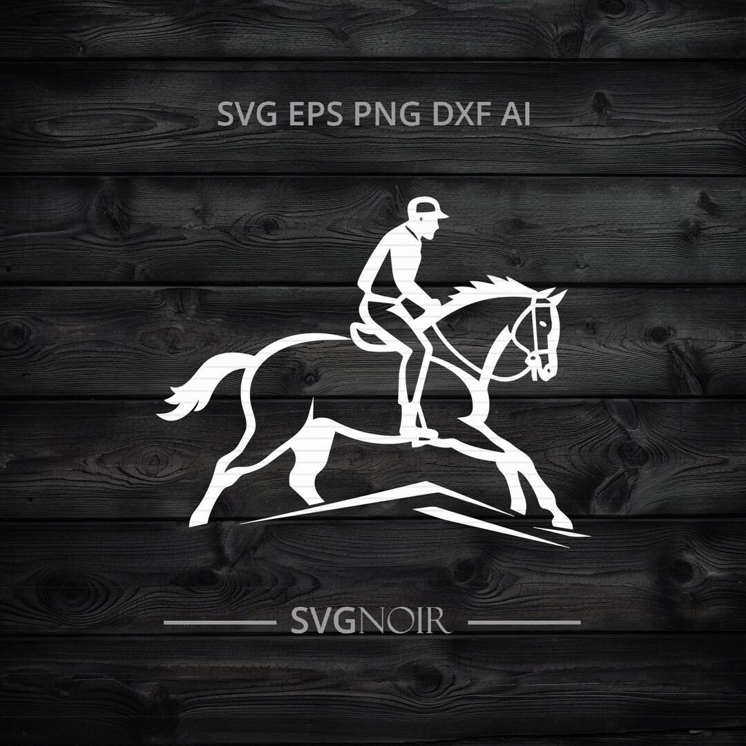 Horseback Riding Svg PNG EPS Dxf SVG Ai - Etsy
