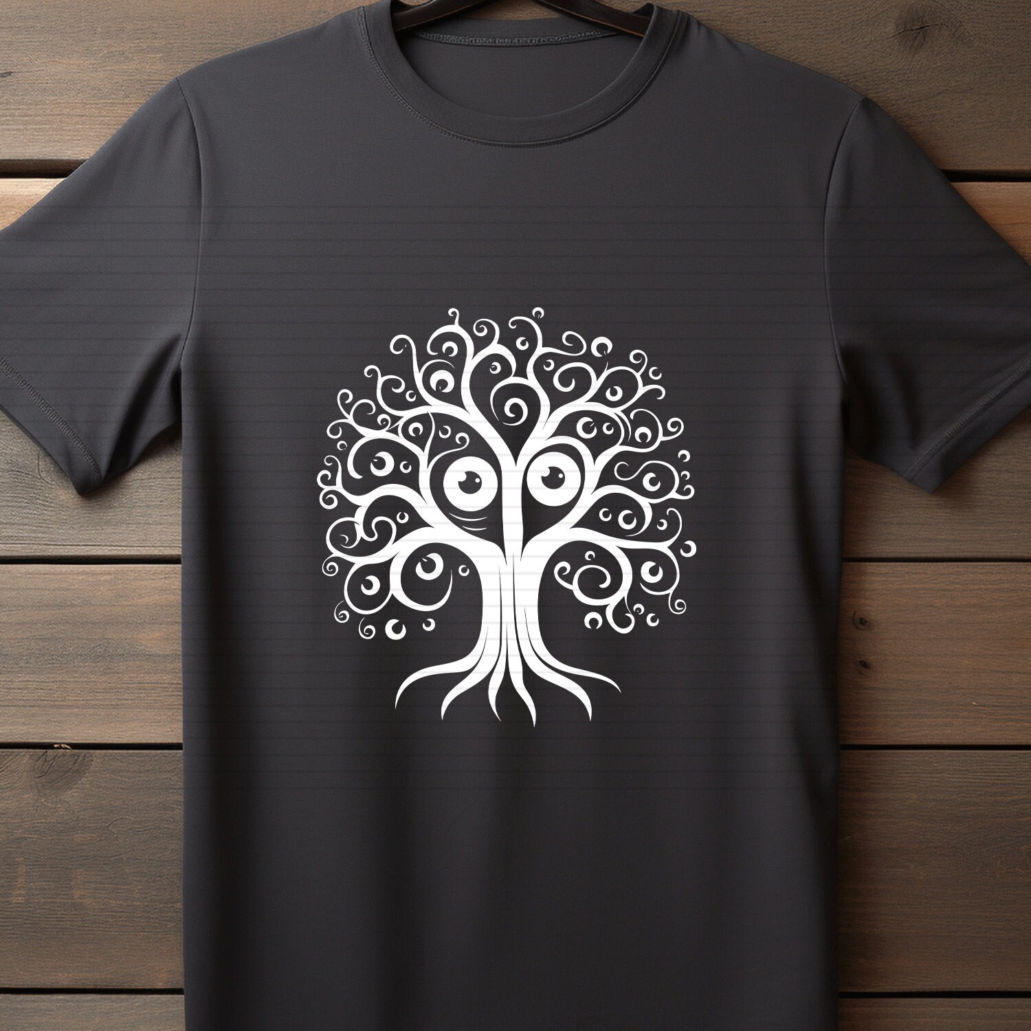 Whimsical Tree Svg Vector Graphic PNG EPS Dxf SVG Ai - Etsy