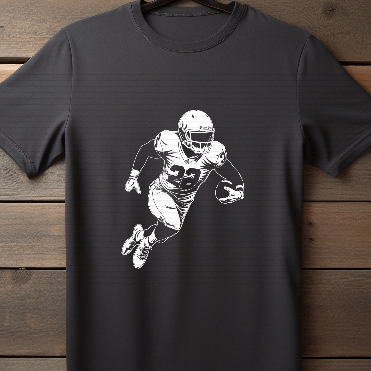 Football Running Back Vector Svg PNG EPS Dxf SVG Ai Files - Etsy