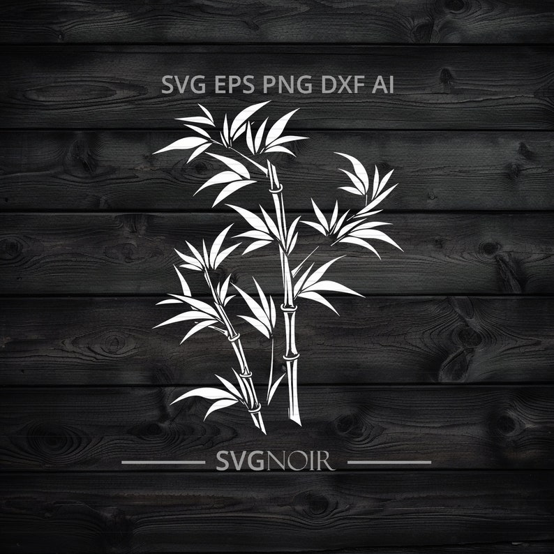 Bamboo Svg PNG EPS Dxf SVG Ai - Etsy