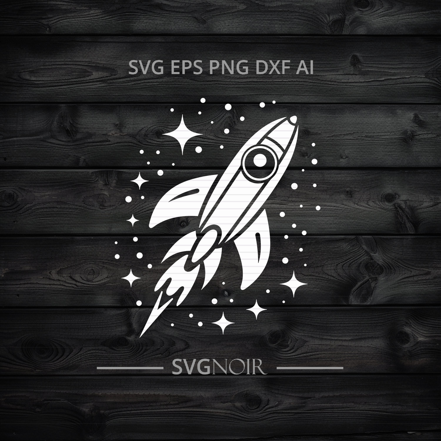 Rocket Ship Svg Vector Graphic PNG EPS Dxf SVG Ai - Etsy