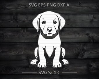 Peeking LABRADOR RETRIEVER Dog Clipart-vector Clip Art Graphics ...