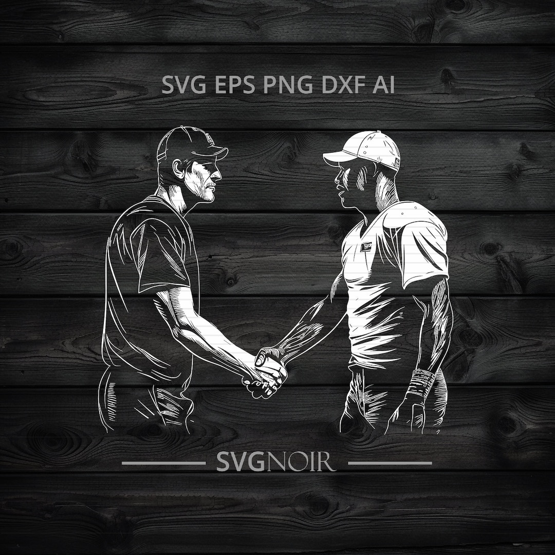 Handshake Sports Vector Svg PNG EPS Dxf SVG Ai Files - Etsy