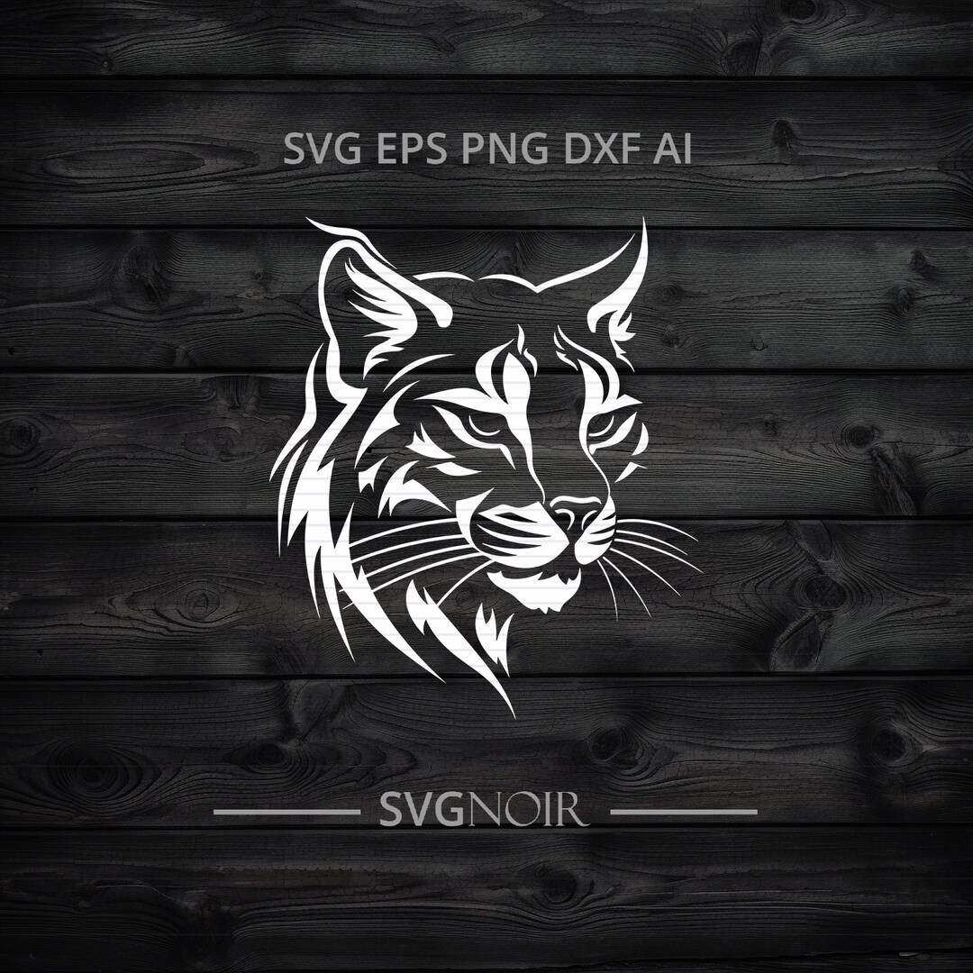 Bobcat Svg PNG EPS Dxf SVG Ai - Etsy