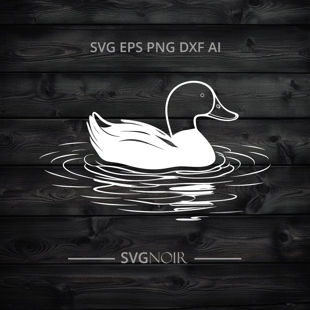 Duck Svg Vector Graphic PNG EPS Dxf SVG Ai - Etsy