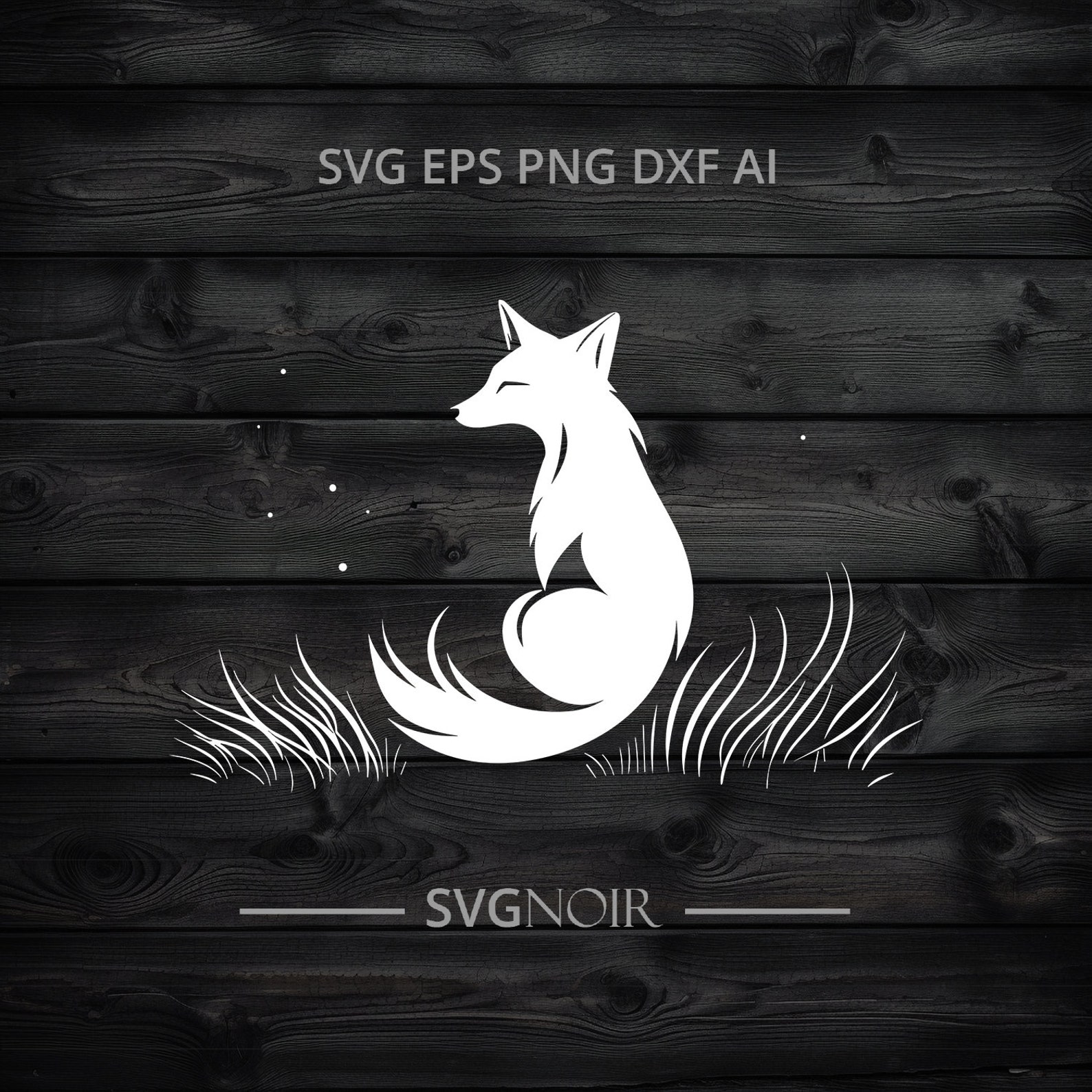 Fox Svg Vector Graphic PNG EPS Dxf SVG Ai - Etsy