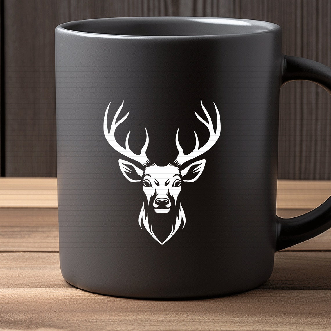 Majestic Stag Head Svg PNG EPS Dxf SVG Ai - Etsy