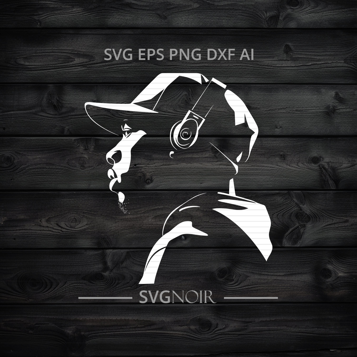 Hip Hop Rapper Svg PNG EPS Dxf SVG Ai - Etsy