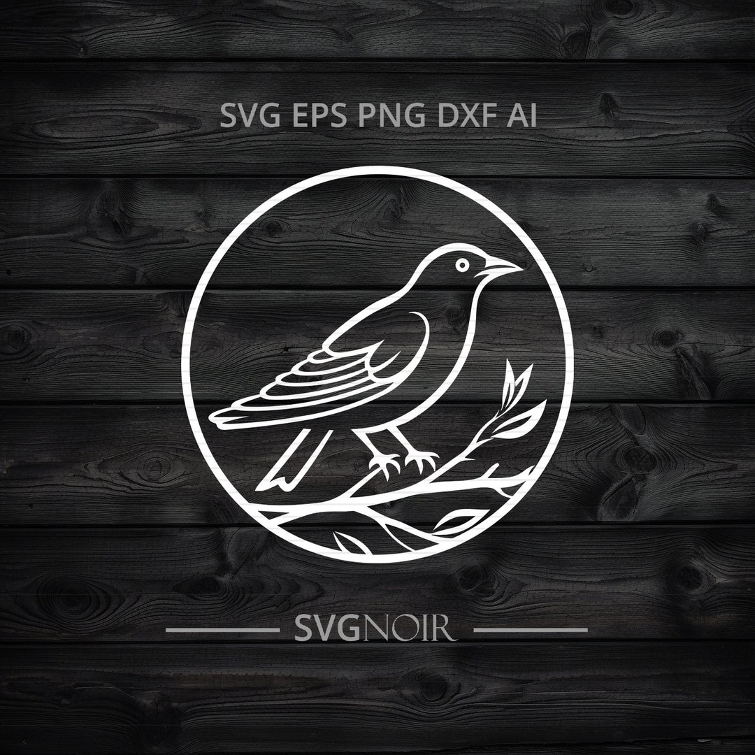 Boho Bird Logo Icon Svg PNG EPS Dxf SVG Ai - Etsy