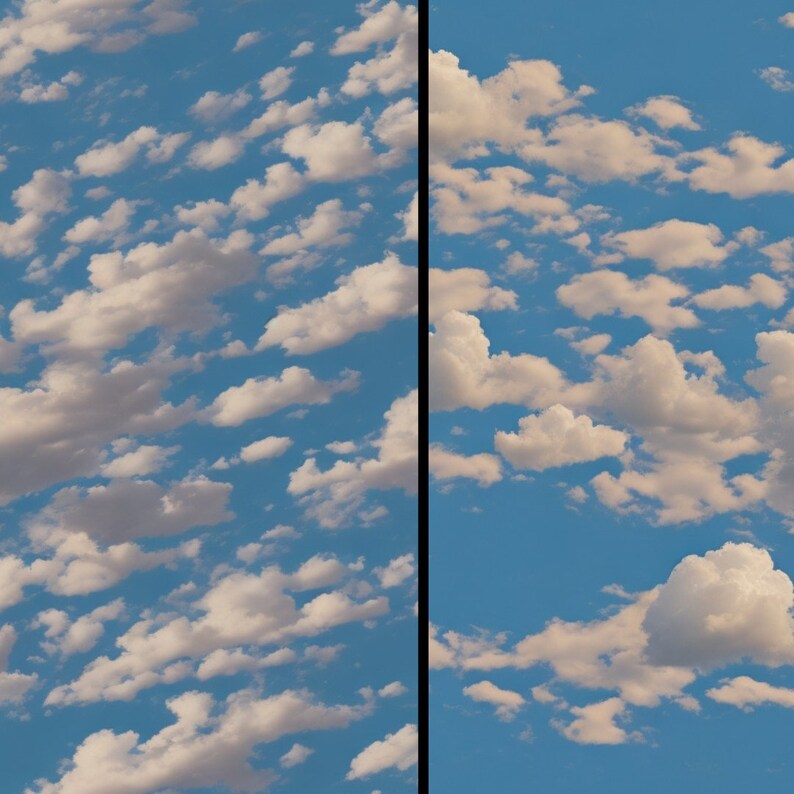 SVG, Digital Paper, Vibrant Cloudy Sky, Seamless Clouds and Sky Designs ...