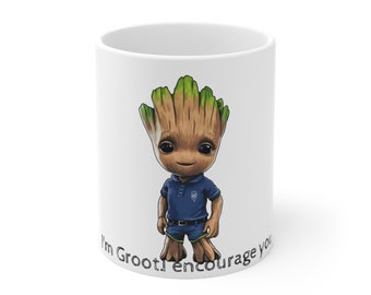 FREE SHIPPING, Groot Mug, I Am Groot Mug, 11oz, 15oz, I Am Dad, Gift ...