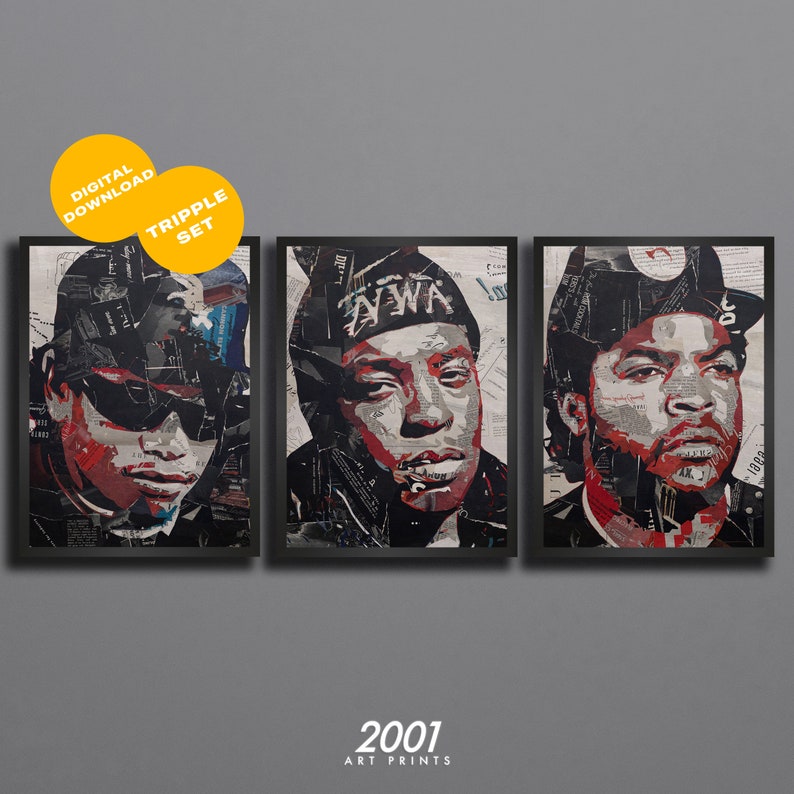 Digital Download 3 Set Compton Oldschool Hiphop Legend Music Rapper ...