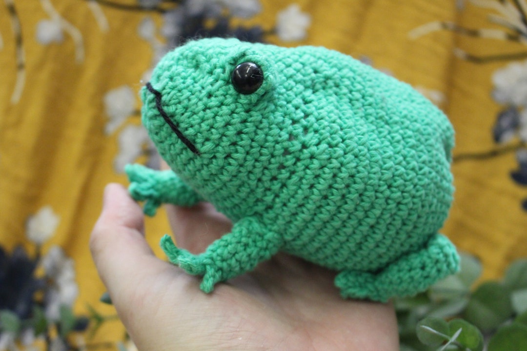 Crochet Pattern Cute Sad Frog Toad Crochet Pattern Cute Sad Frog Toad ...