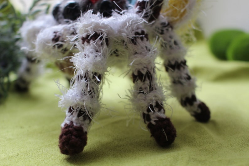 Crochet Pattern Peacock Spider Maratus Volans Crochet Pattern Jumping ...