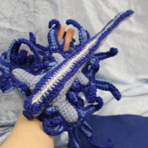 Cute Crochet Nudibranch Plush Sea Slug After Glaucus Atlanticus Cute ...