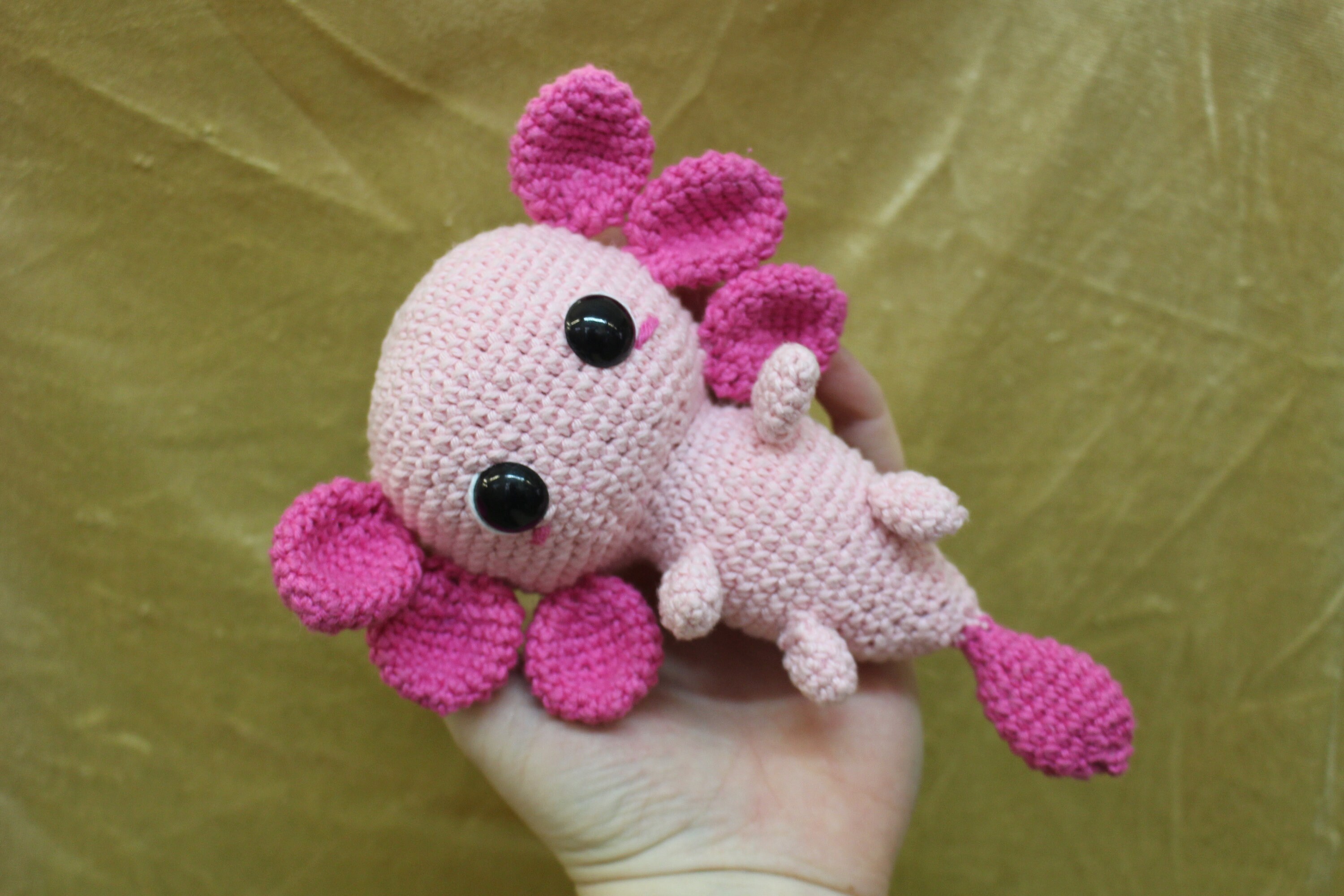 Crochet Pattern Cute Axolotl Ambystoma Mexicanum Crochet Pattern ...