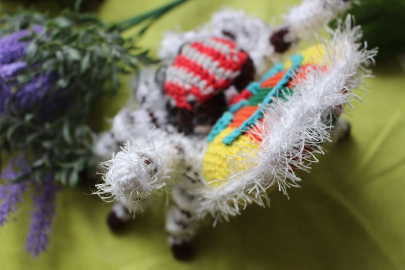 Crochet Pattern Peacock Spider Maratus Volans Crochet Pattern Jumping ...