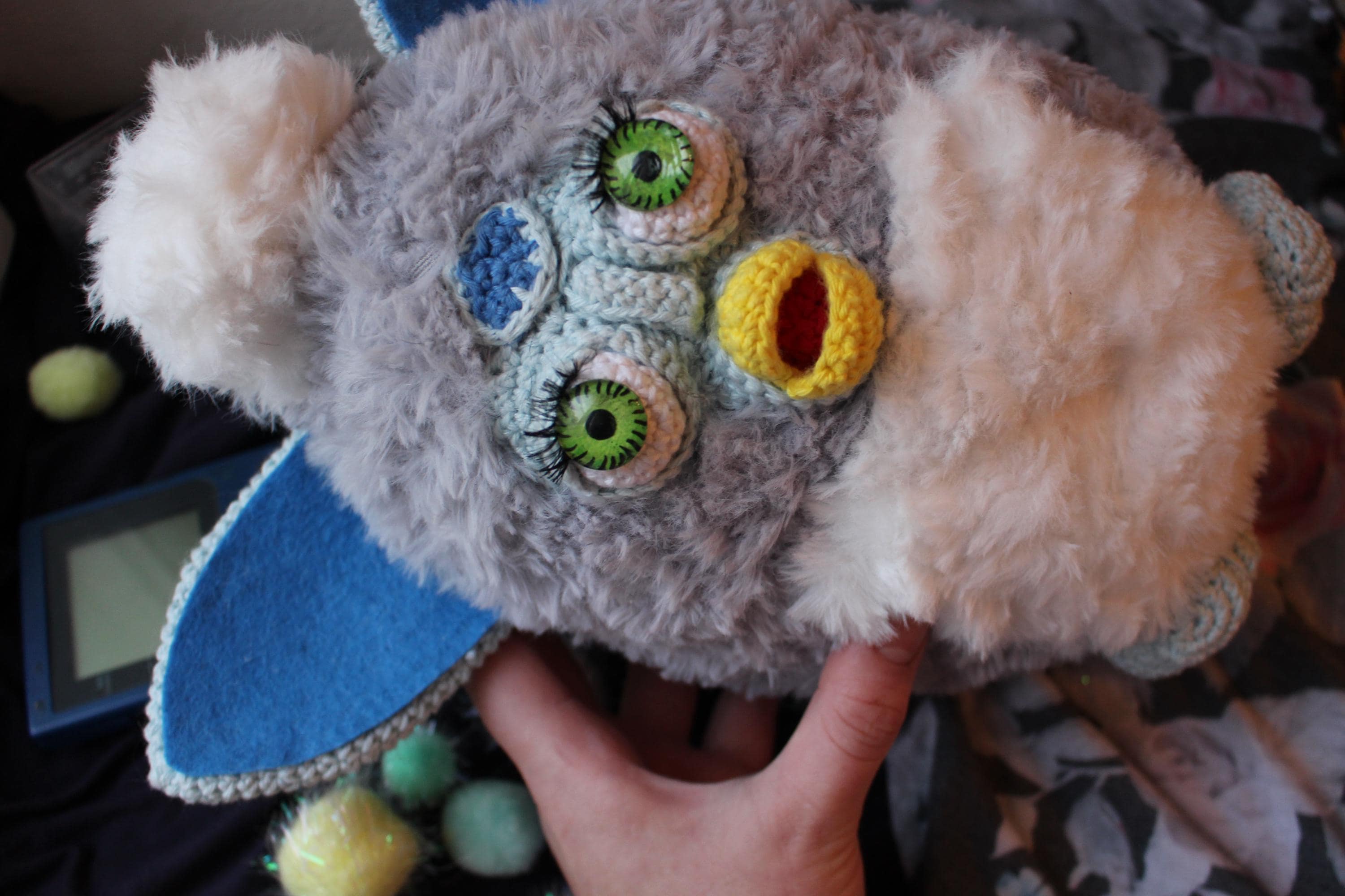 Crocheted Furby Plush Soft 1998 Furby Toy Soft Real Looking Furby Plush ...