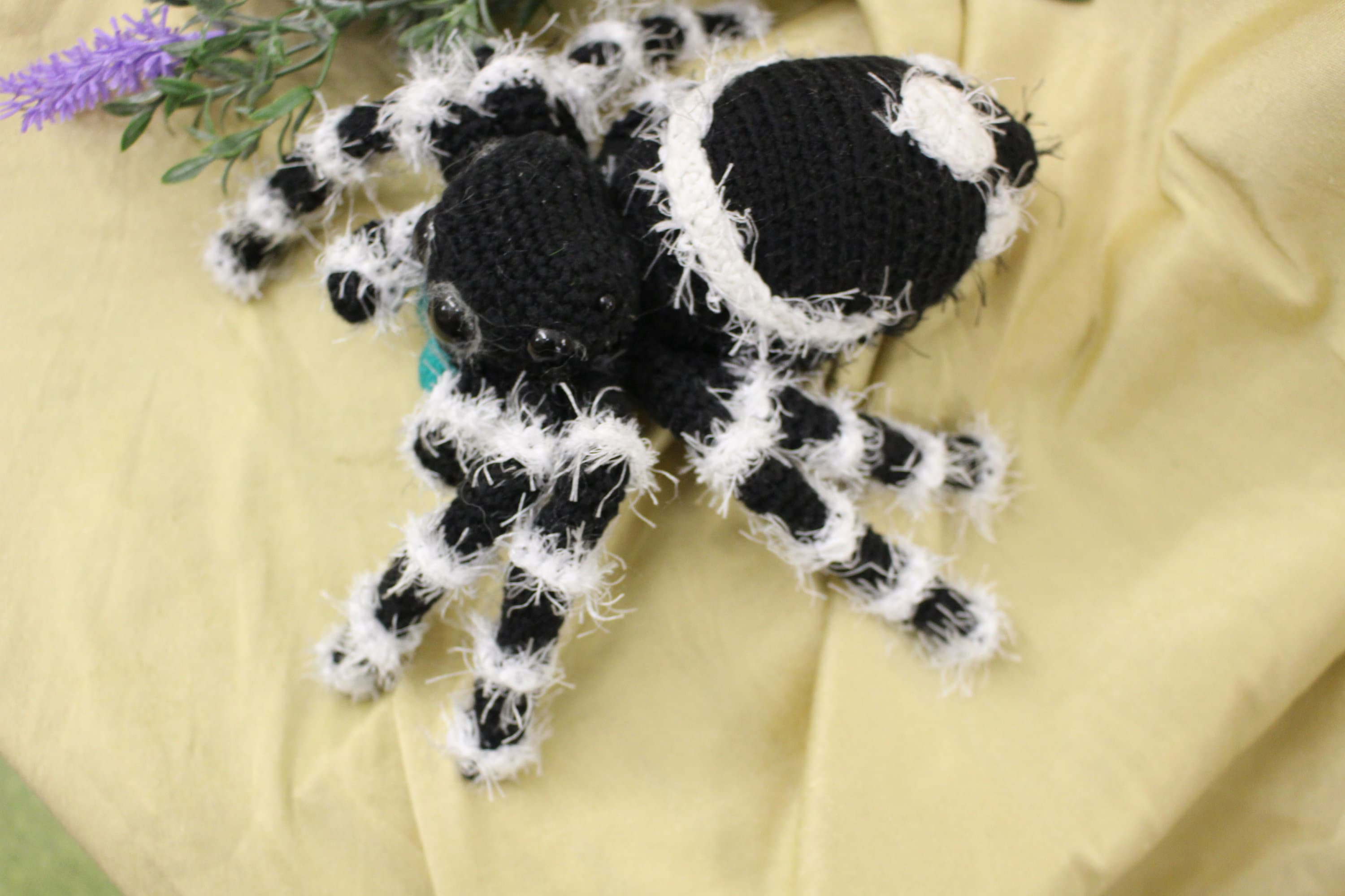 Crochet Pattern Jumping Spider Phidippus Audax Crochet Pattern ...