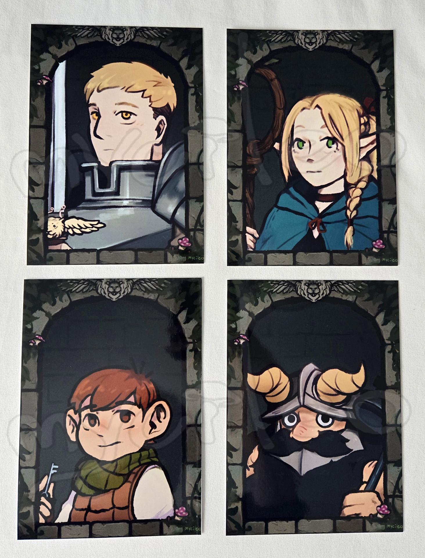 Dungeon Meshi Portraits - 5" X 7" | Delicious in Dungeon - Etsy