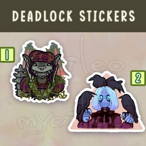 Deadlock Ivy/vindicta Stickers - 2.5" Sticker | Deadlock - Etsy