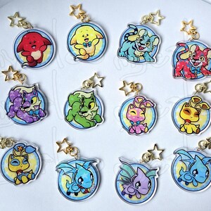 Neopets Acrylic Keychains | Neopets - Etsy