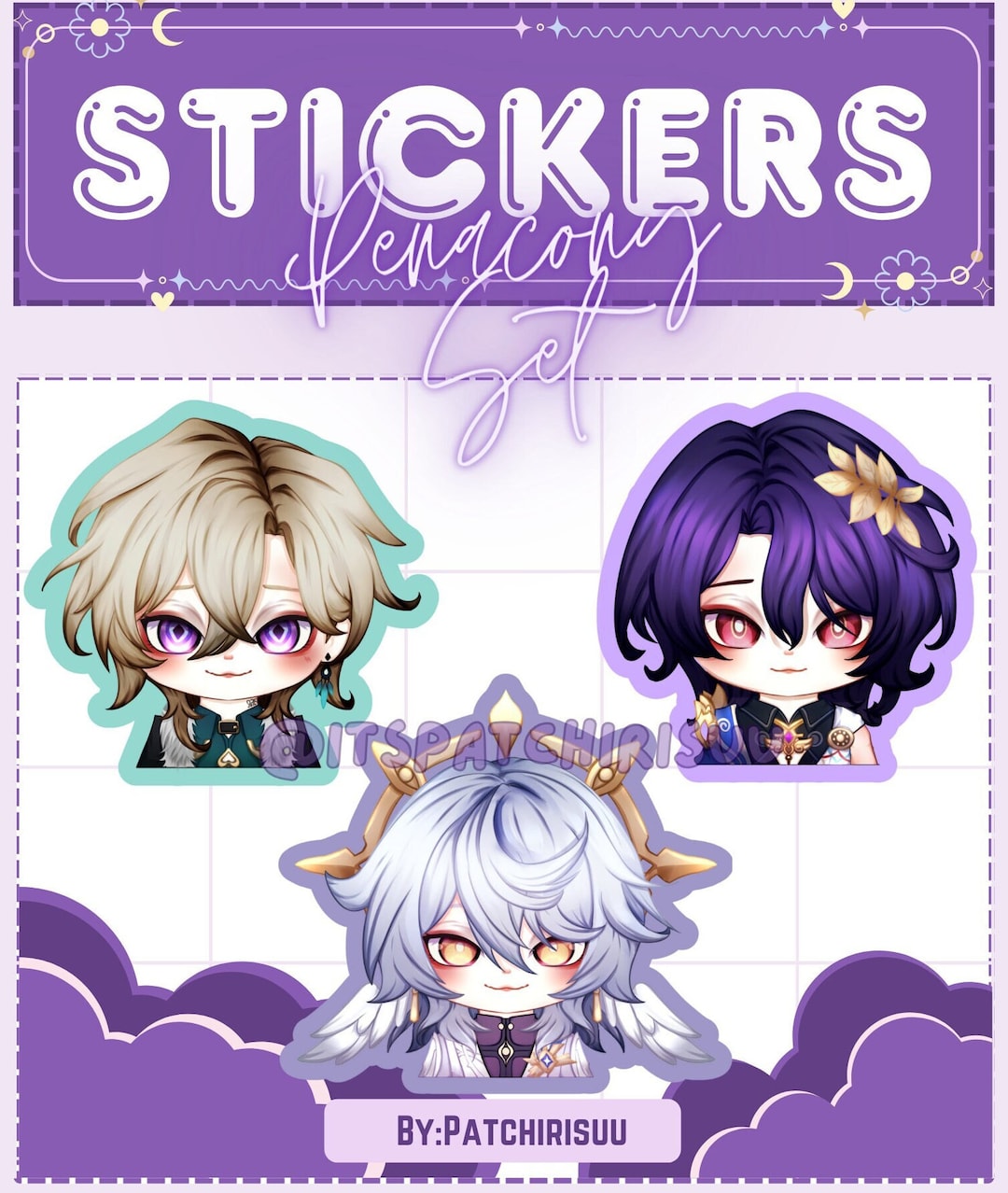 Honkai Star Rail Chibi Stickers Penacony Batch - Etsy