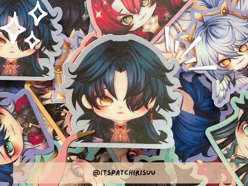 Honkai Star Rail Chibi Sticker | Aventurine | Dr. Ratio | Sunday ...