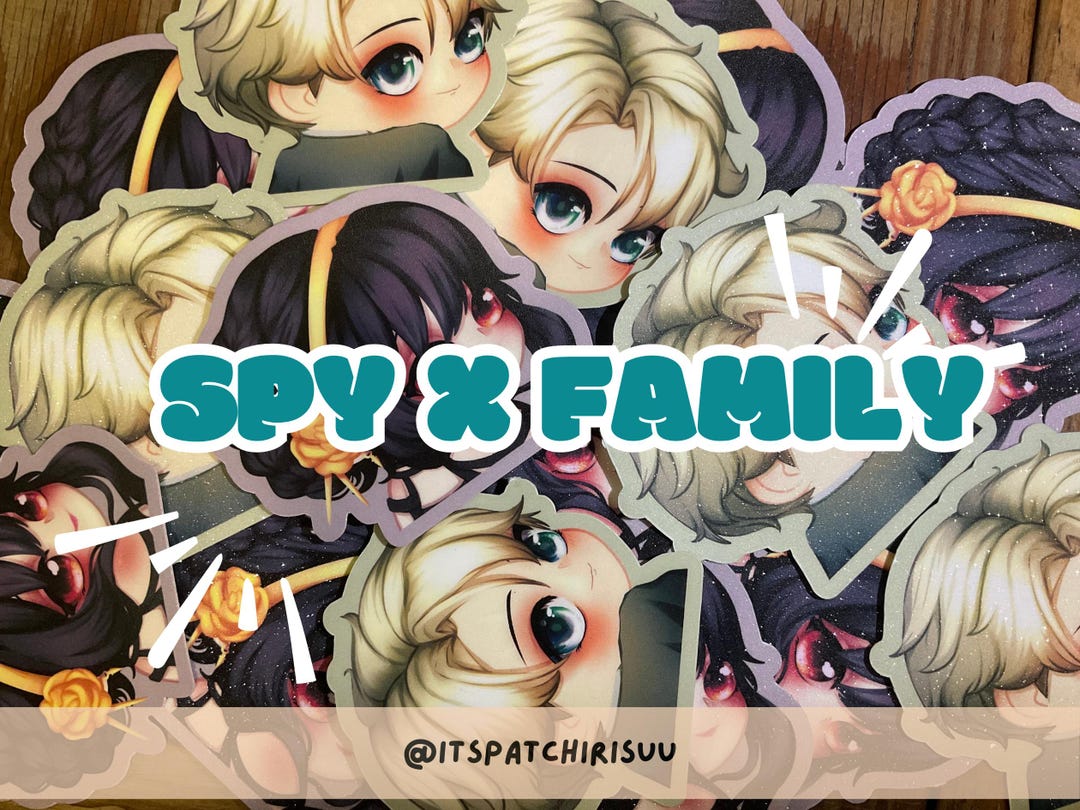Spy X Family Vinyl Stickers Anya Sticker Yor Sticker Loid Sticker ...