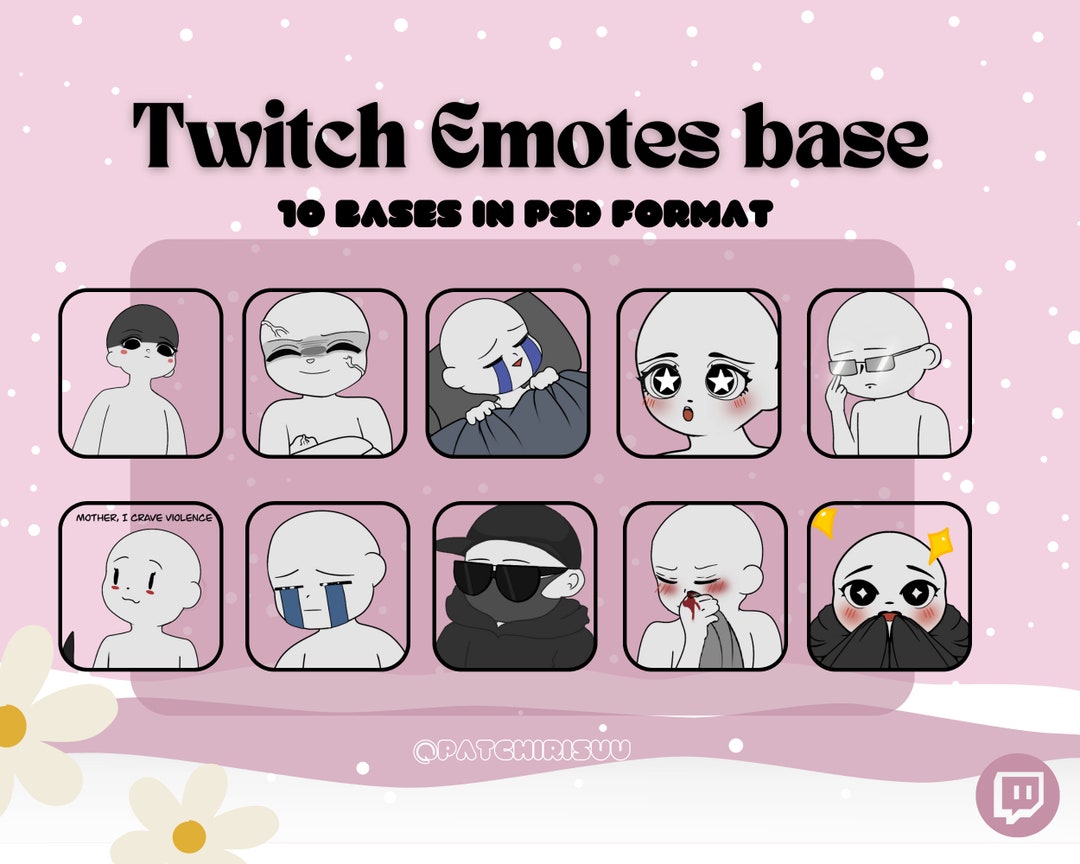 10 Emote Bases Pack 2 - Etsy