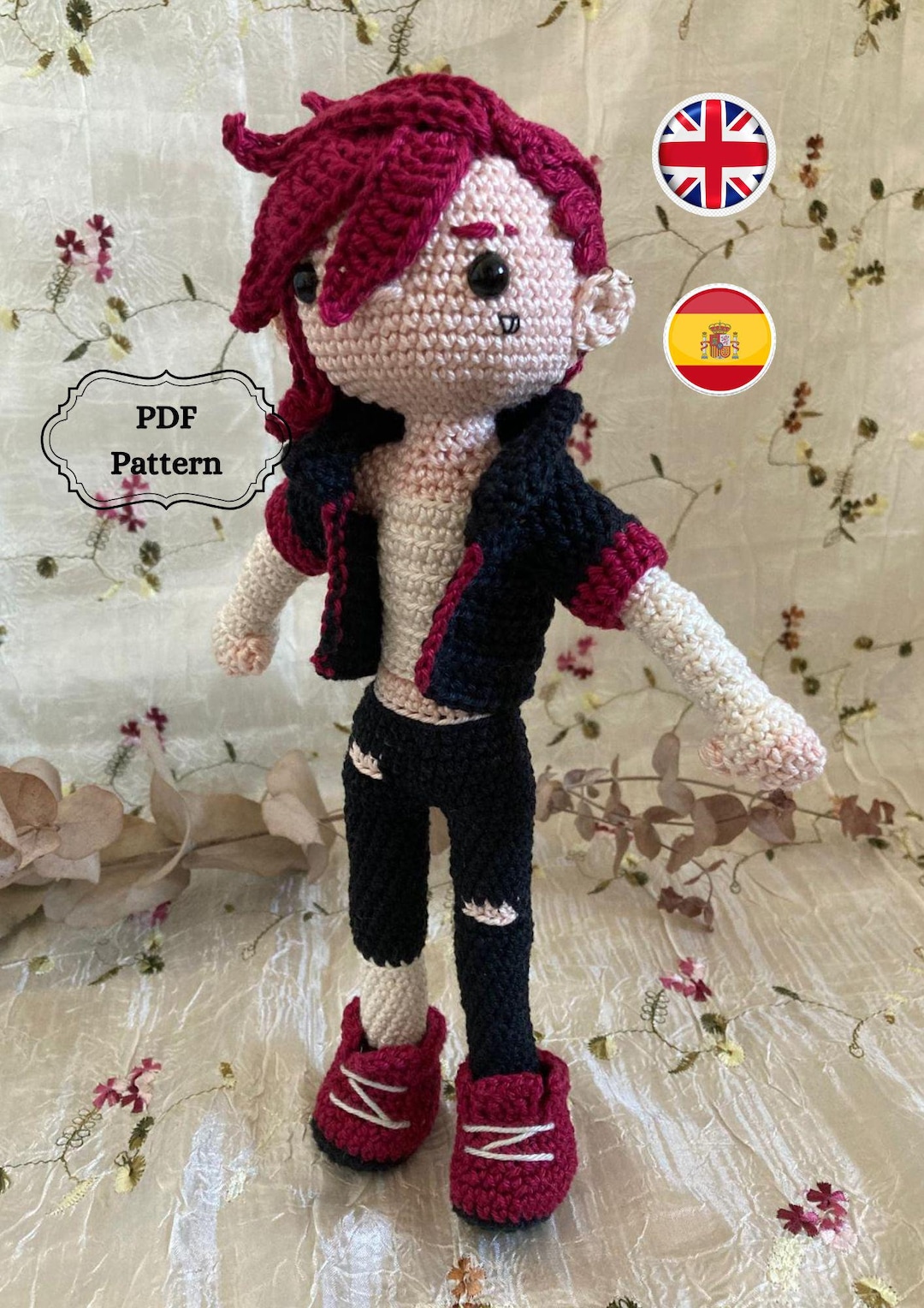 Patrón Descargable PDF VI Arcane Amigurumi/downloadable Pattern Vi ...