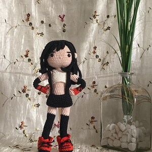 Amigurumi Pattern Final Fantasy VII Tifa Doll Crochet - Etsy