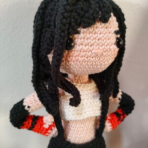 Amigurumi Pattern Final Fantasy VII Tifa Doll Crochet - Etsy