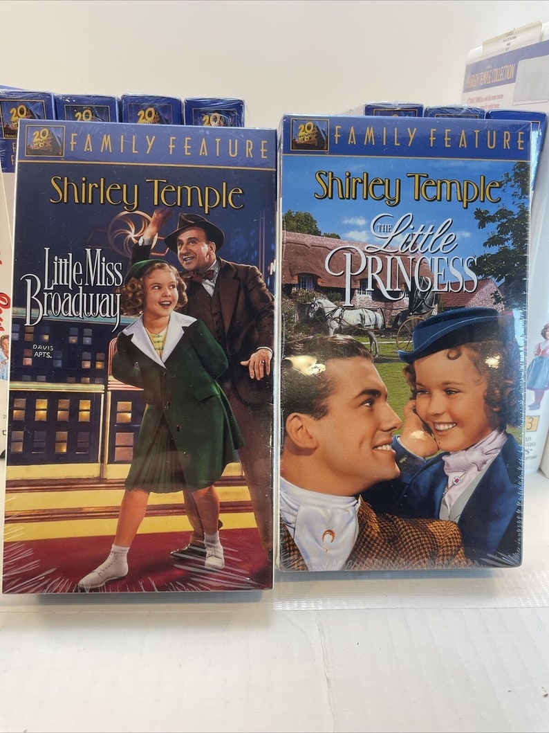 14 SHIRLEY TEMPLE VHS Set Bundle-9 Sealed-5 Open 2 Clamshell - Etsy