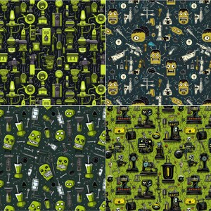 Digital Paper 12 Downloadable Seamless Tiled Patterns for - Etsy