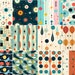 Retro Atomic, 20 Downloadable Seamless Tiled Patterns for Graphic ...