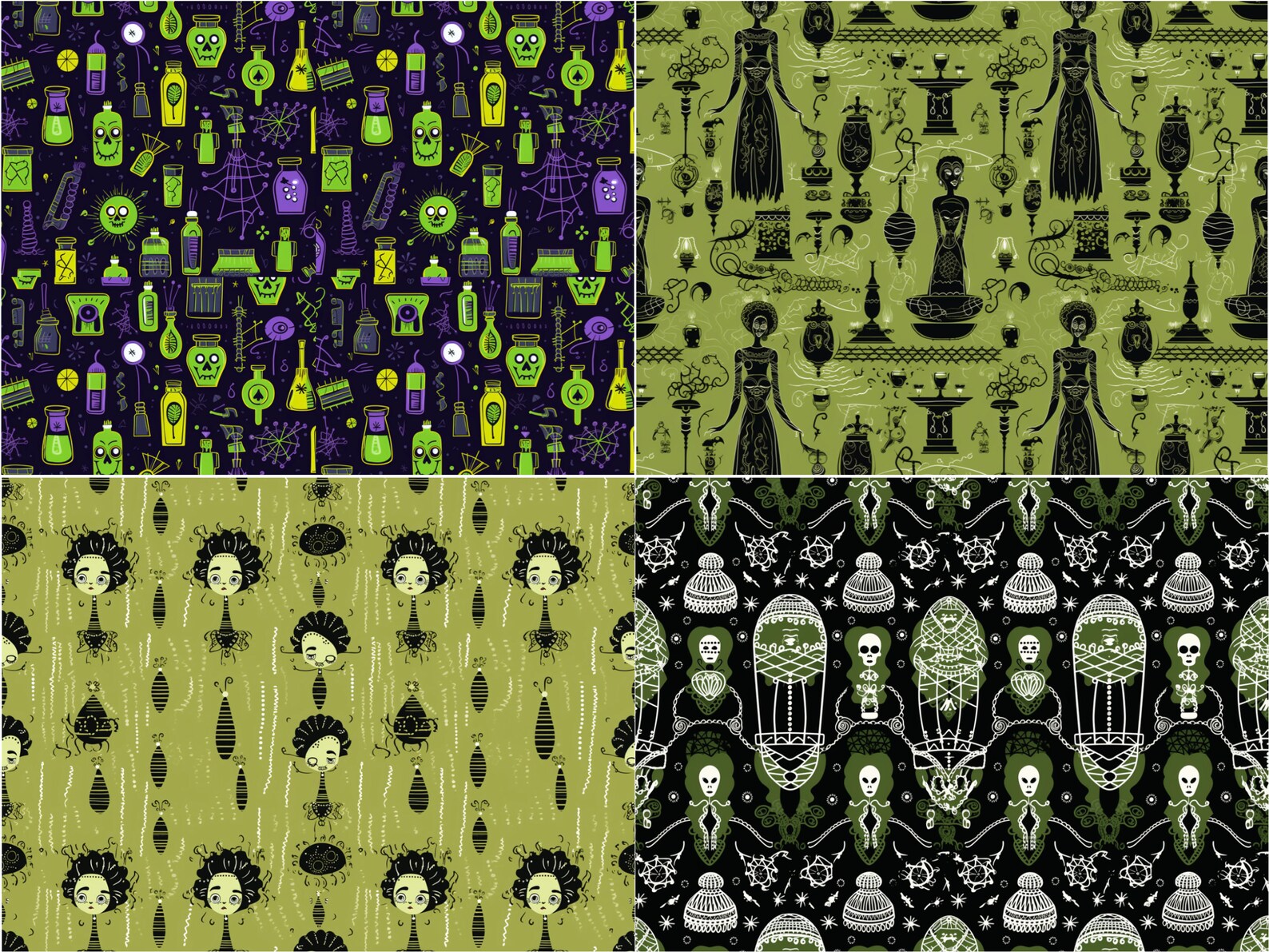 Digital Paper 12 Downloadable Seamless Tiled Patterns for - Etsy